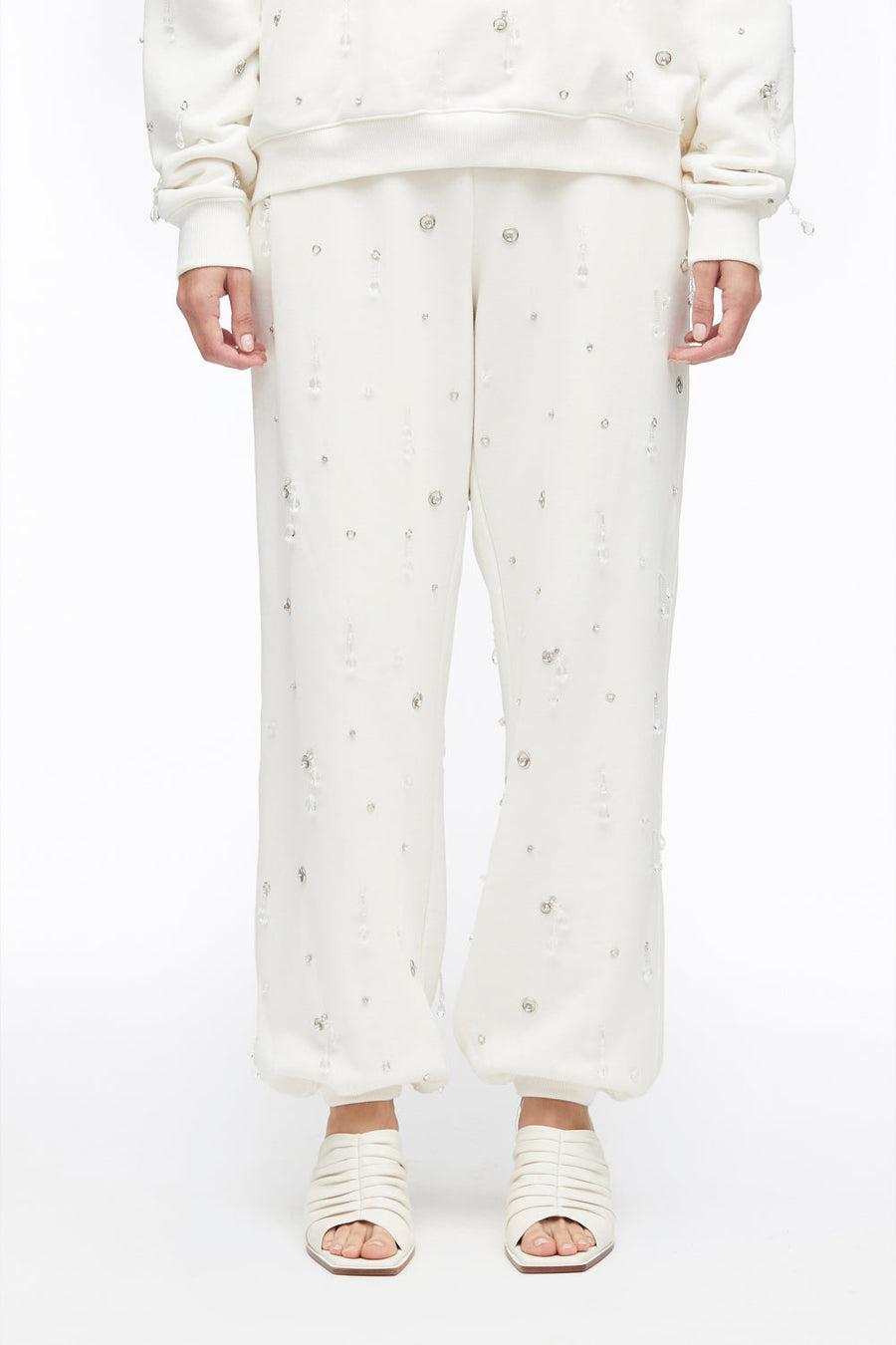 Drip-Embellished Terry Track Trousers – 3.1 Phillip Lim