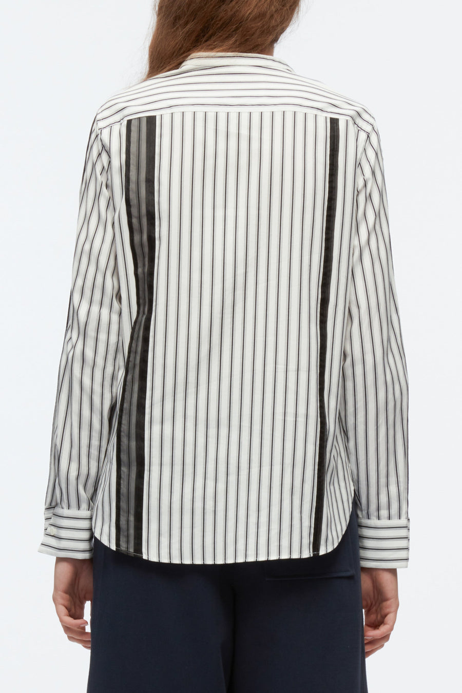 Striped Shirt with Organza Overlay – 3.1 Phillip Lim