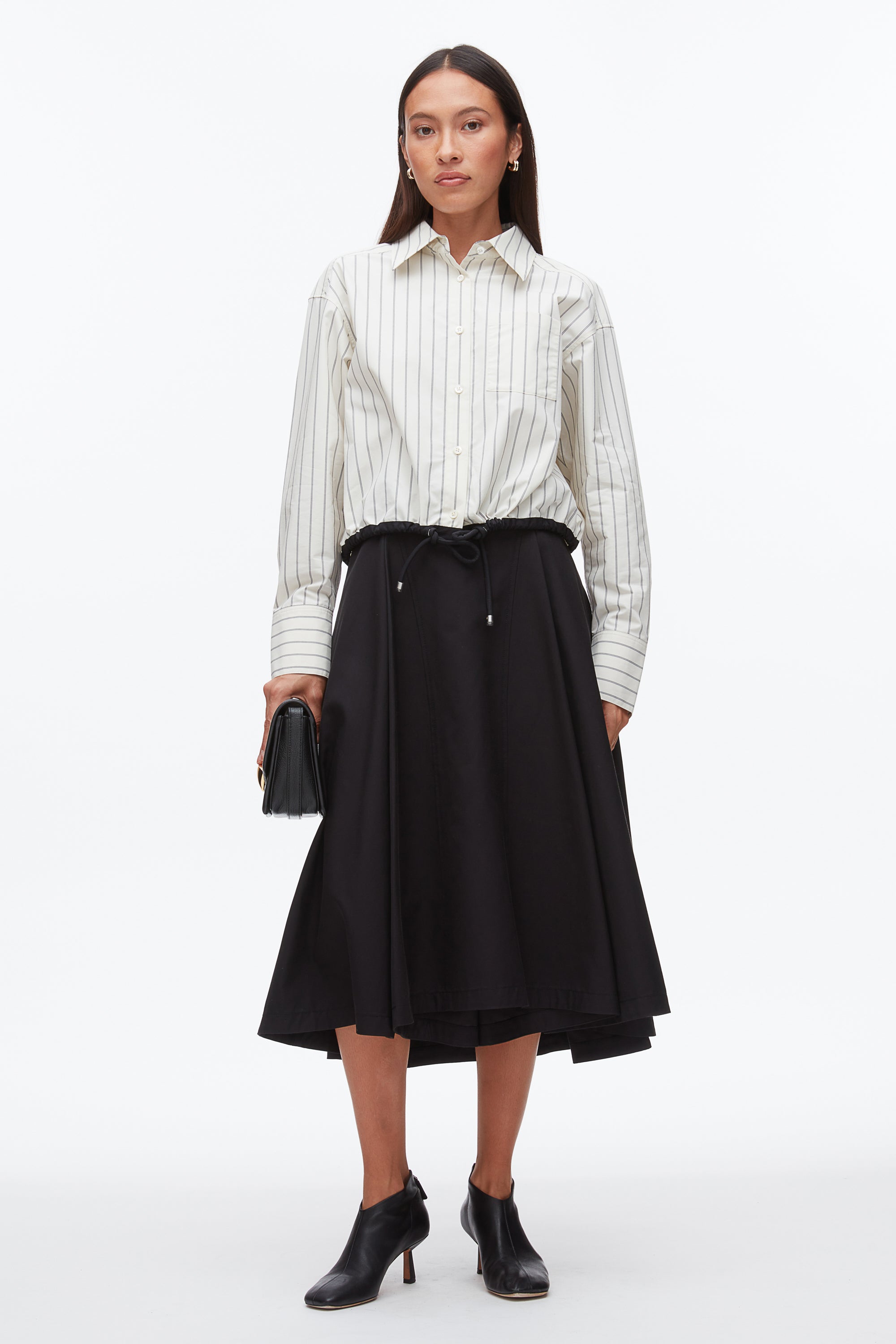 Drawcord Hem Stripe Shirt – 3.1 Phillip Lim