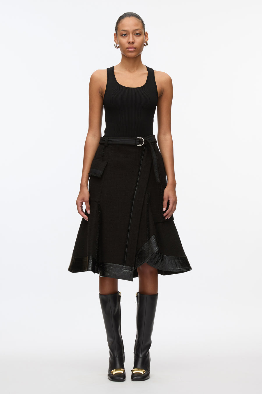 Flounce Hem Tweed Skirt – 3.1 Phillip Lim