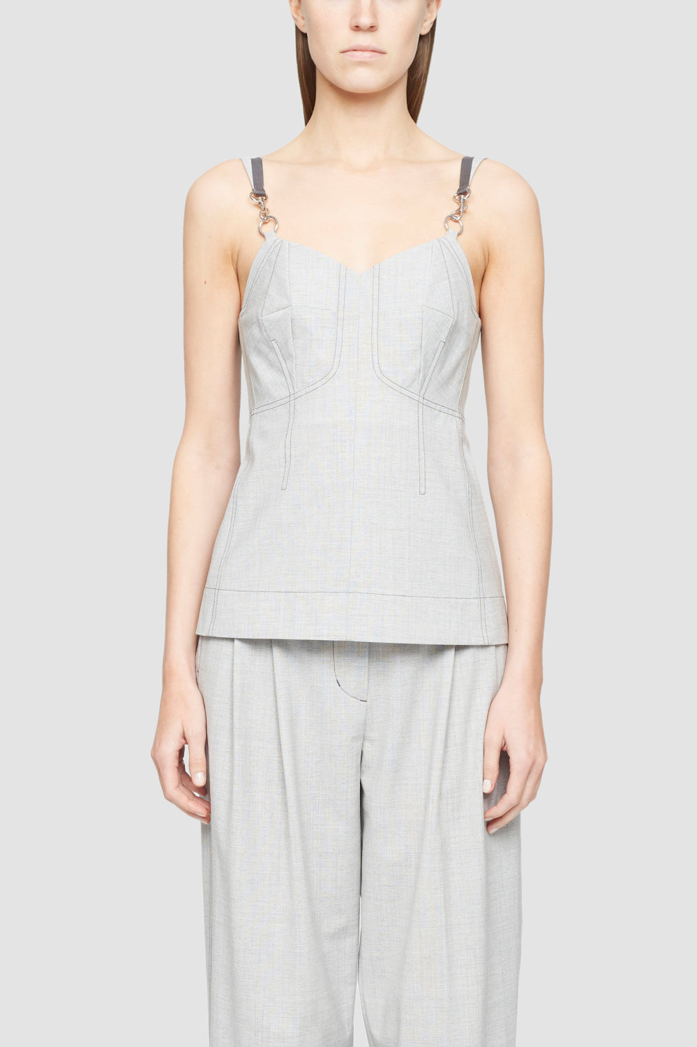 Wool Chambray Bustier TaNeck – 3.1 Phillip Lim