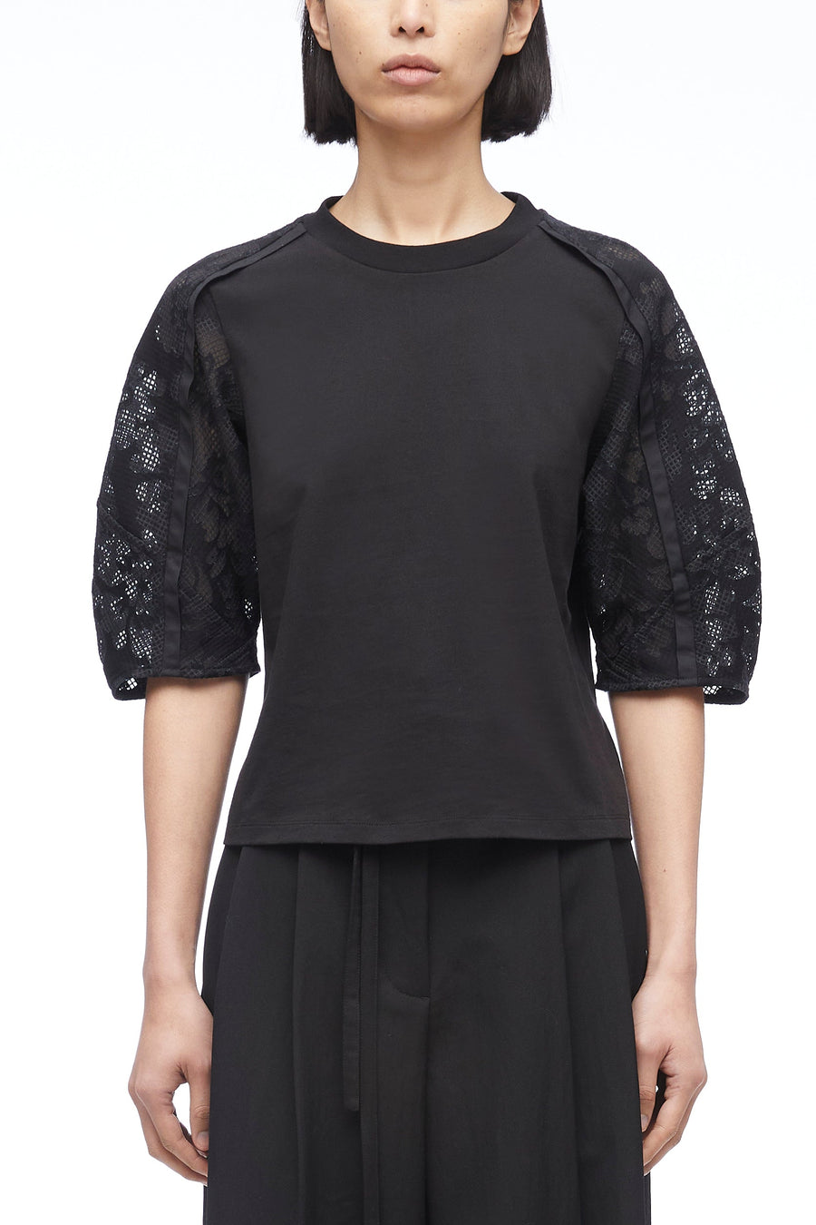 Bonded Lace Combo T-Shirt – 3.1 Phillip Lim