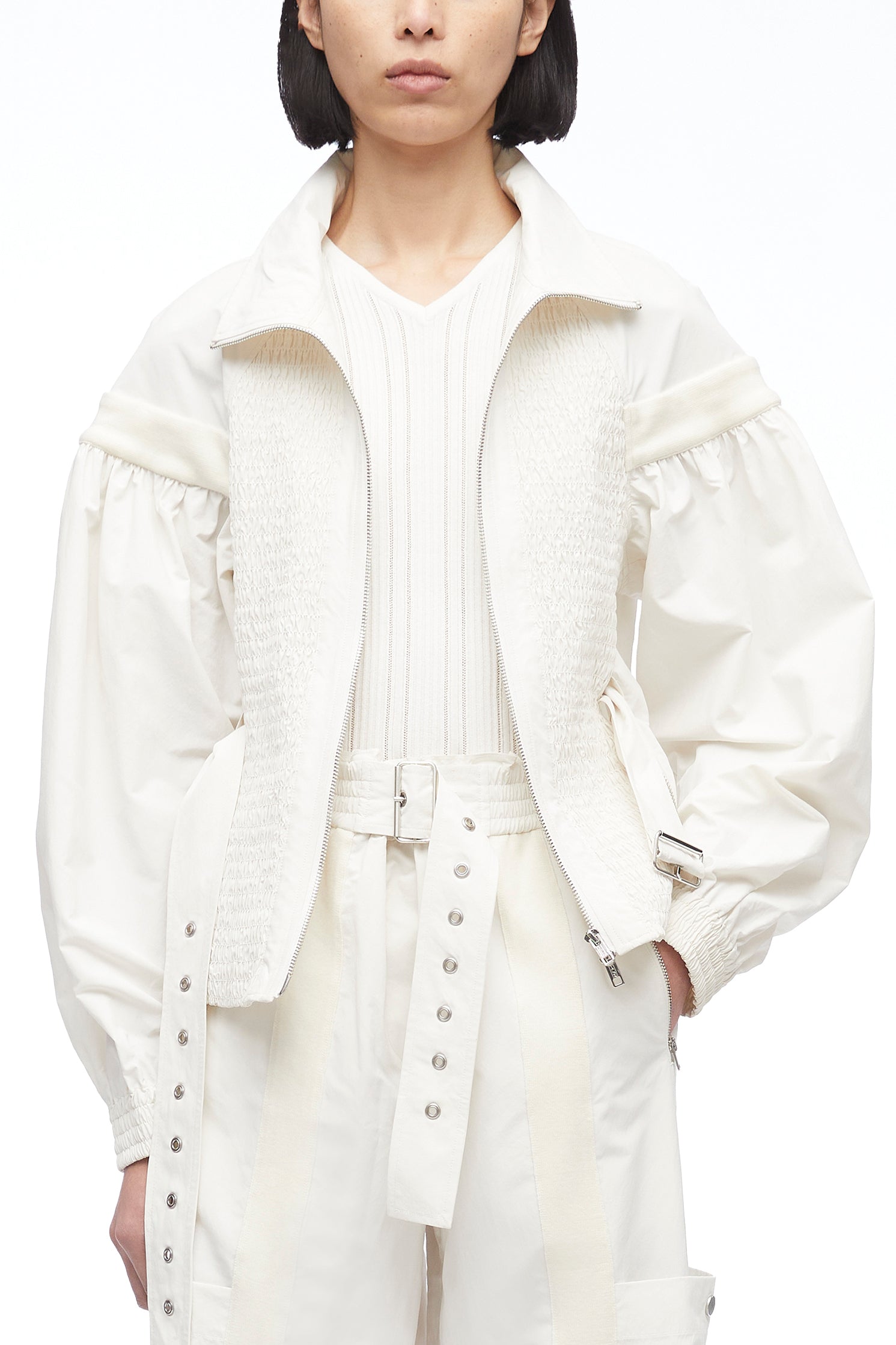 Smocked Recycled Tech Poly Jacket – 3.1 Phillip Lim