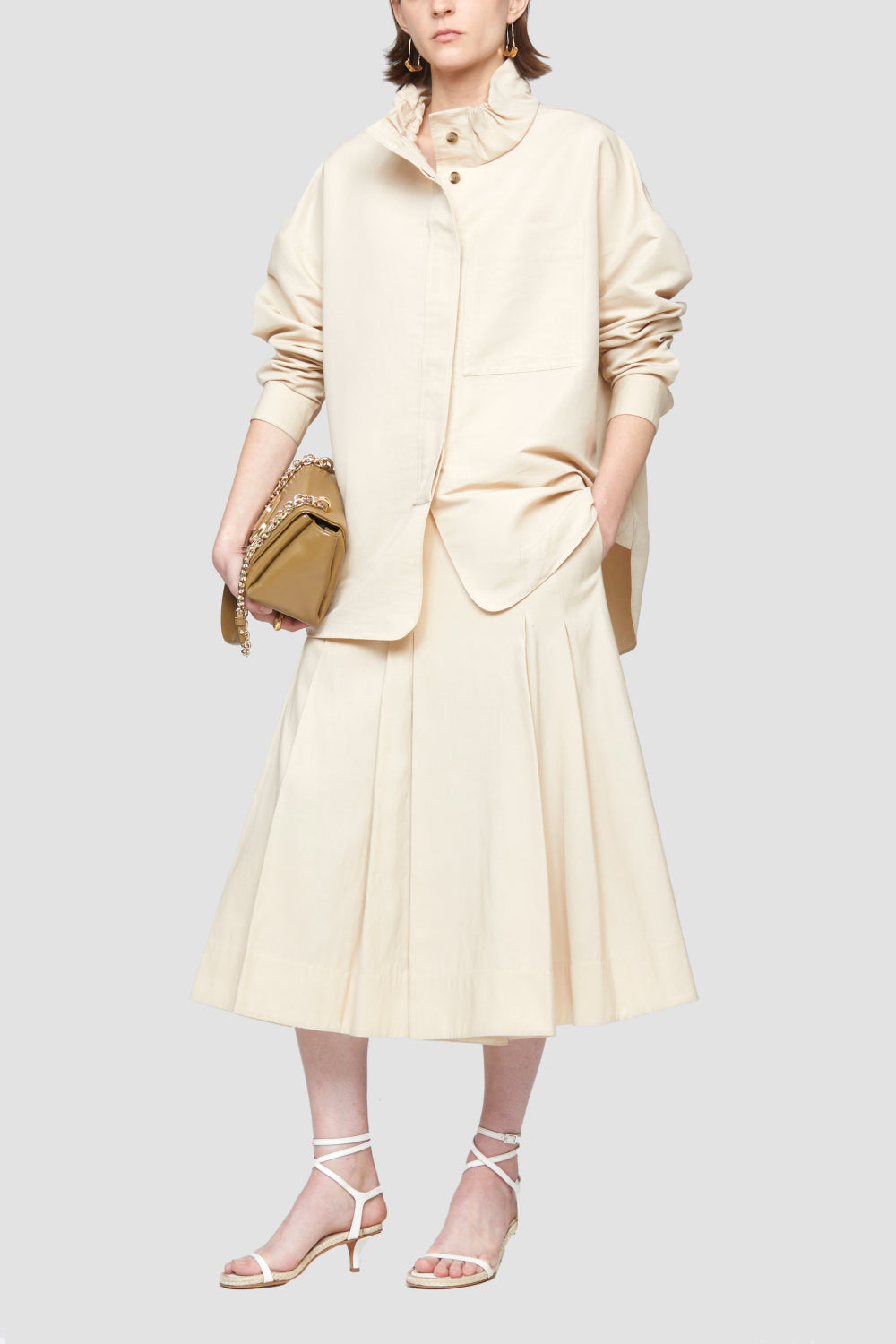 Ls Scrunch Funnel Neck Shirt – 3.1 Phillip Lim