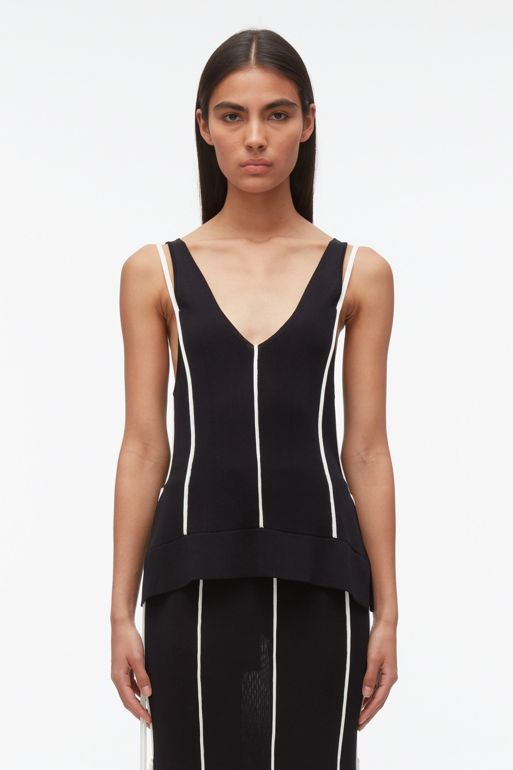 V-Neck Tank with Piping – 3.1 Phillip Lim