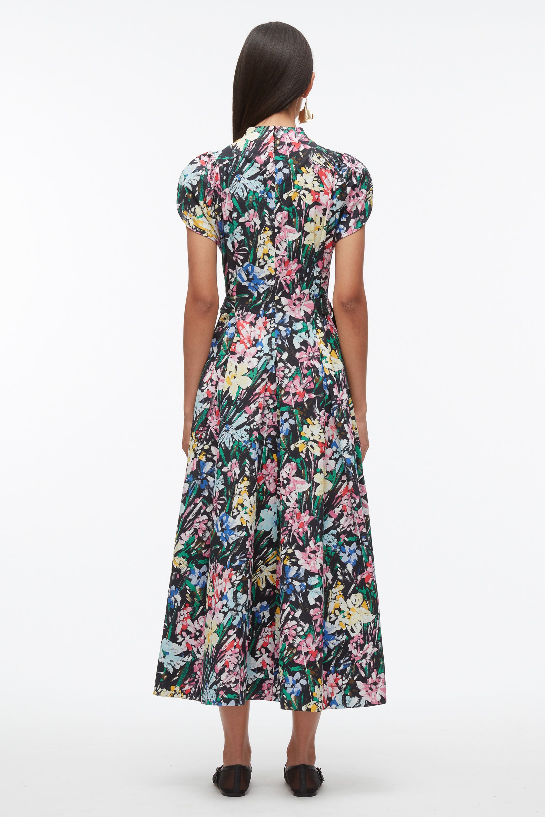 Flowerworks Puff Sleeve Flare Dress – 3.1 Phillip Lim