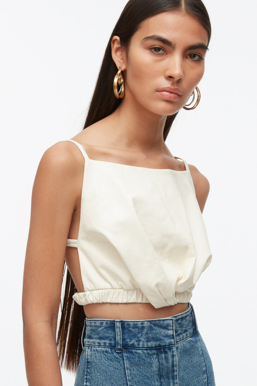 Cropped Twist Front Cami | Open Back Women’s Styles | Phillip Lim – 3.1 ...