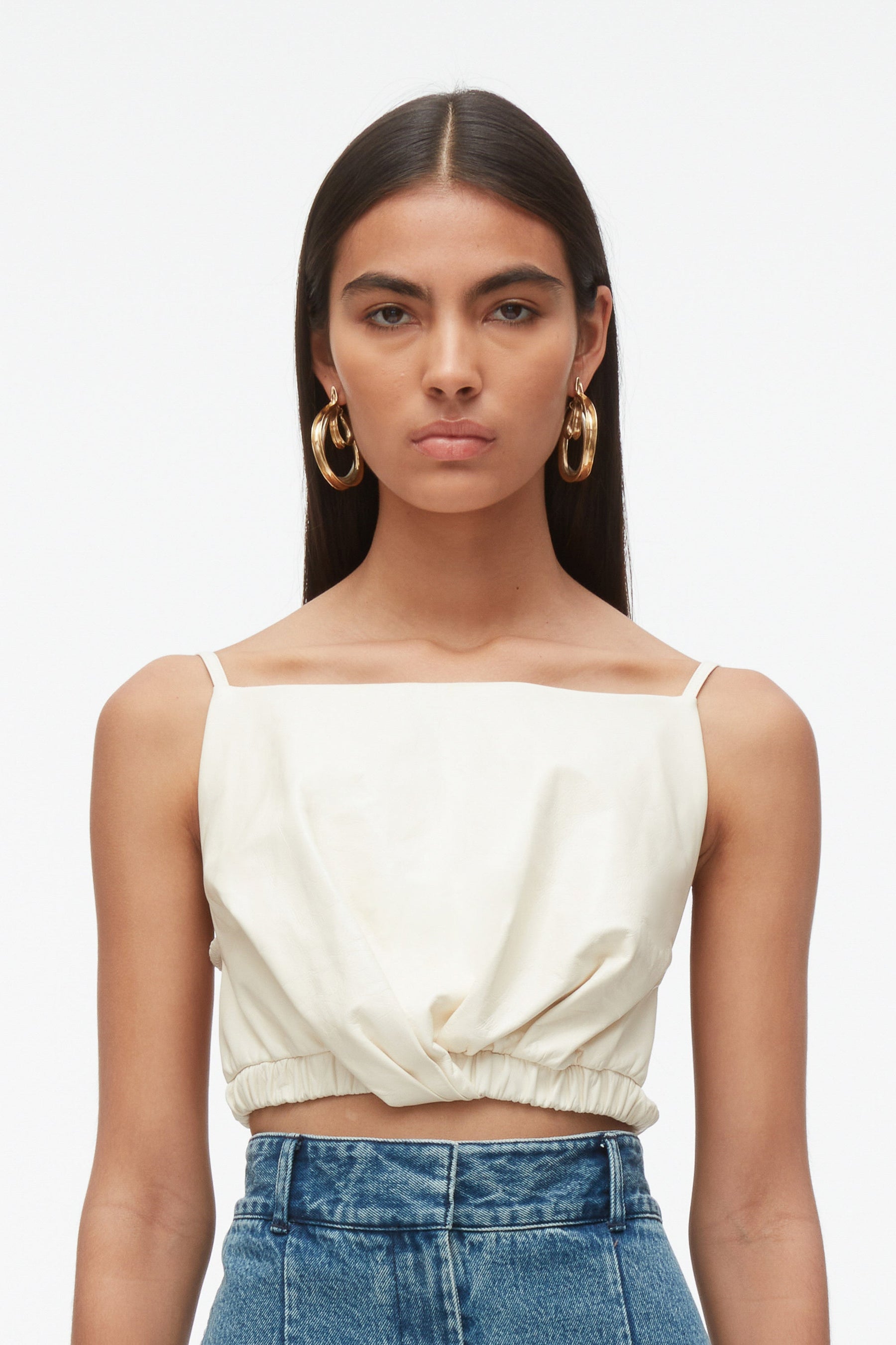 Cropped Twist Front Cami | Open Back Women’s Styles | Phillip Lim – 3.1 ...