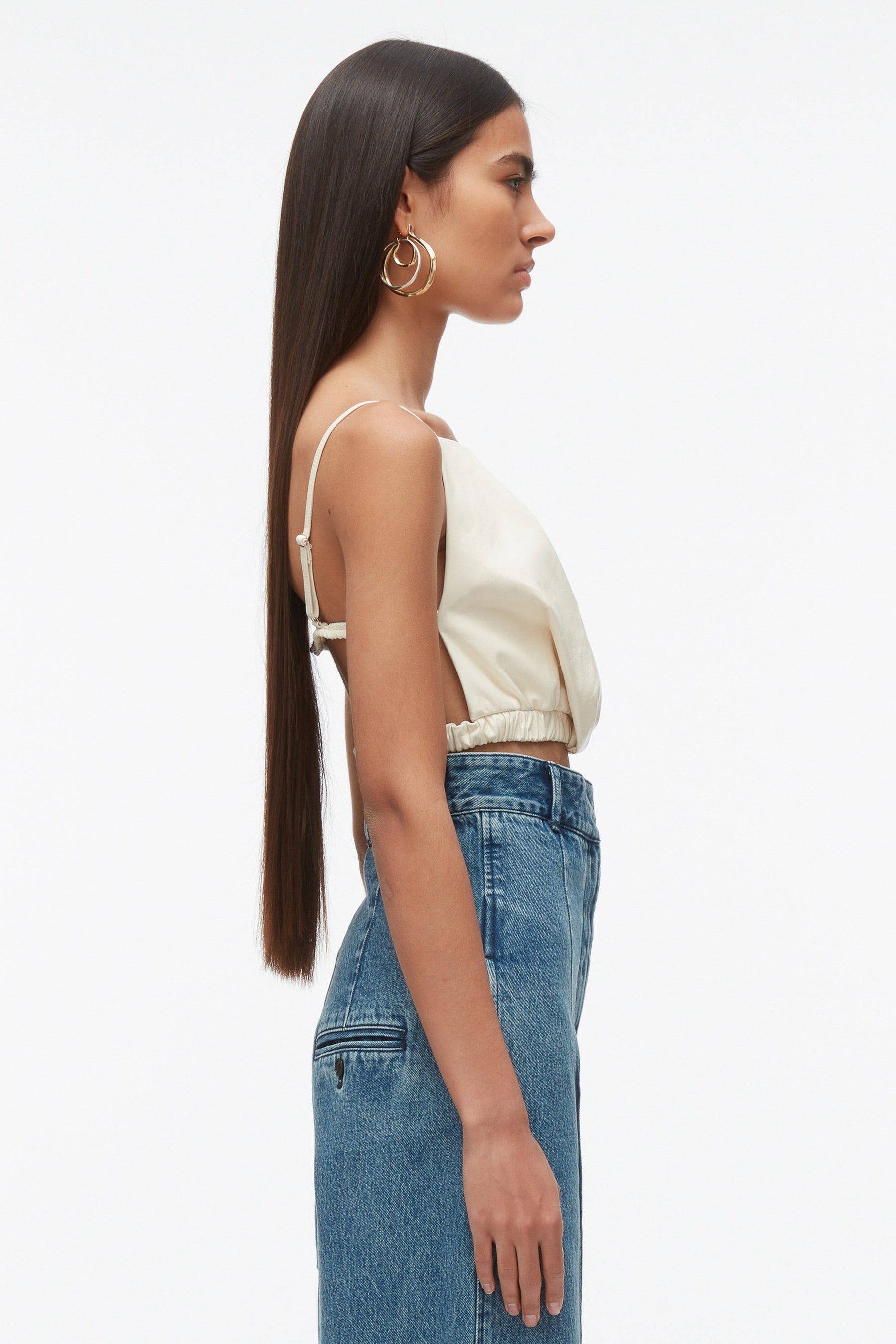 Cropped Twist Front Cami | Open Back Women’s Styles | Phillip Lim – 3.1 ...