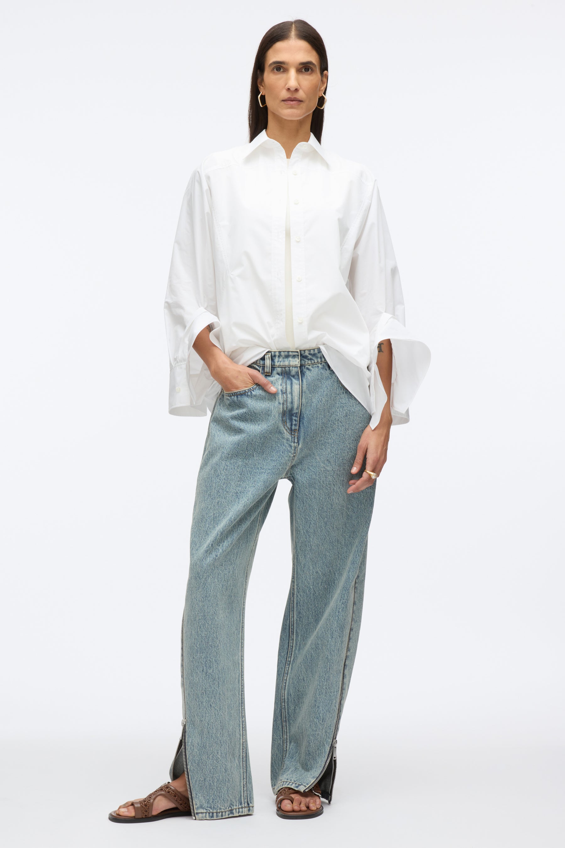 Curve Denim Pant with Zippers – 3.1 Phillip Lim