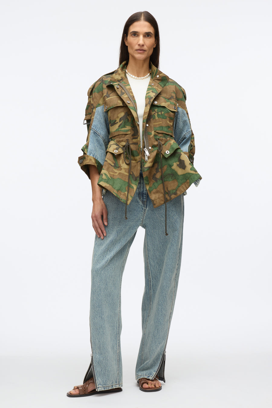 Patchwork Camo Cinched Jacket – 3.1 Phillip Lim